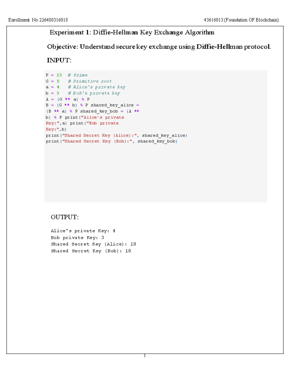Foundation Of Blockchain Lab Manual (course Code: P 23) - Studocu