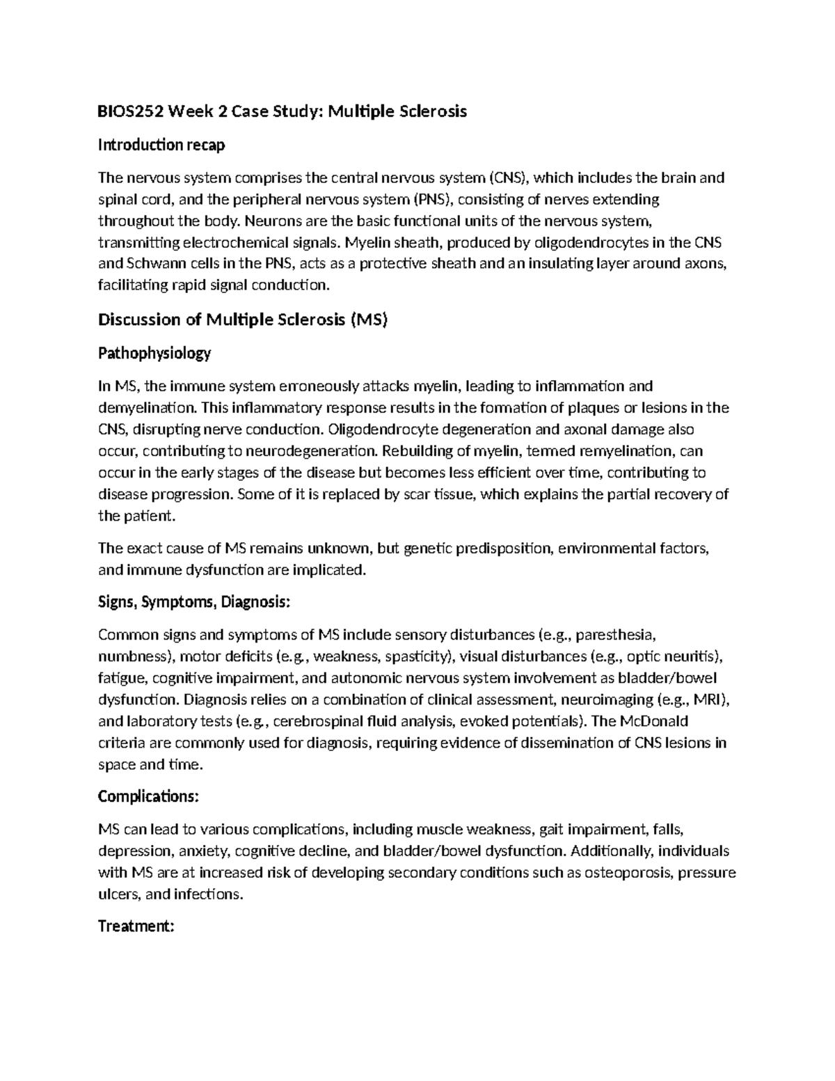 BIOS252 Week 2 Case Study: Understanding Multiple Sclerosis ...