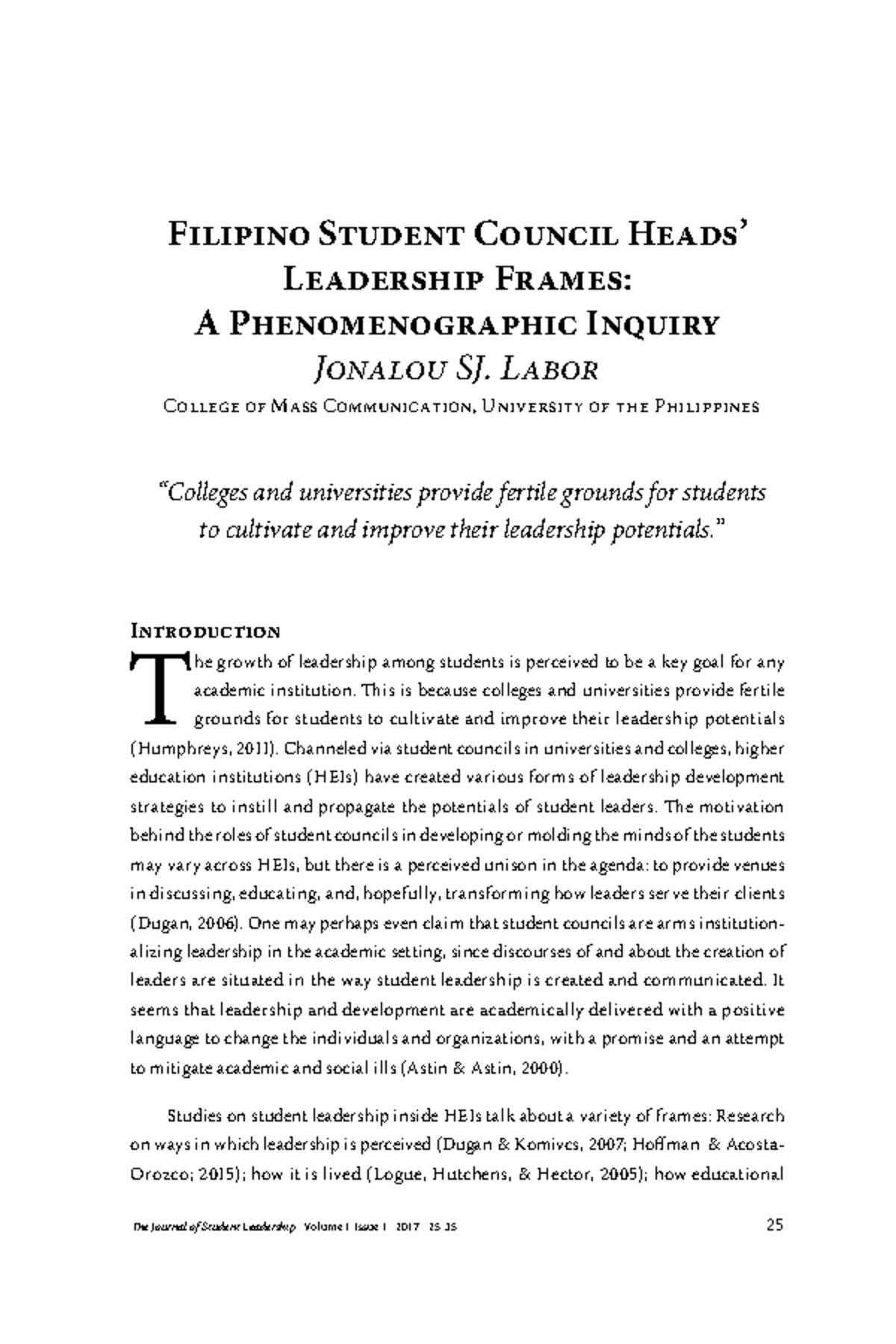 Filipino+Student+Council - Labor ####### College of Mass Communication ...