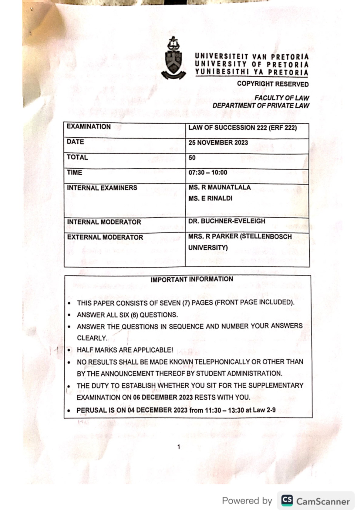 2023 Final Exam Paper Analysis and Preparation Guide - Studocu