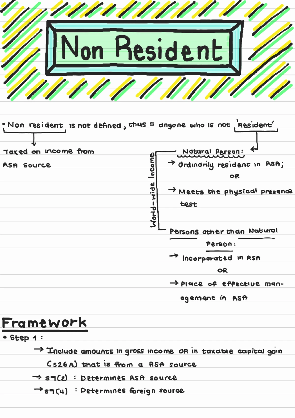Gross Income Lecture Notes: Key Definitions & Principles - Studocu