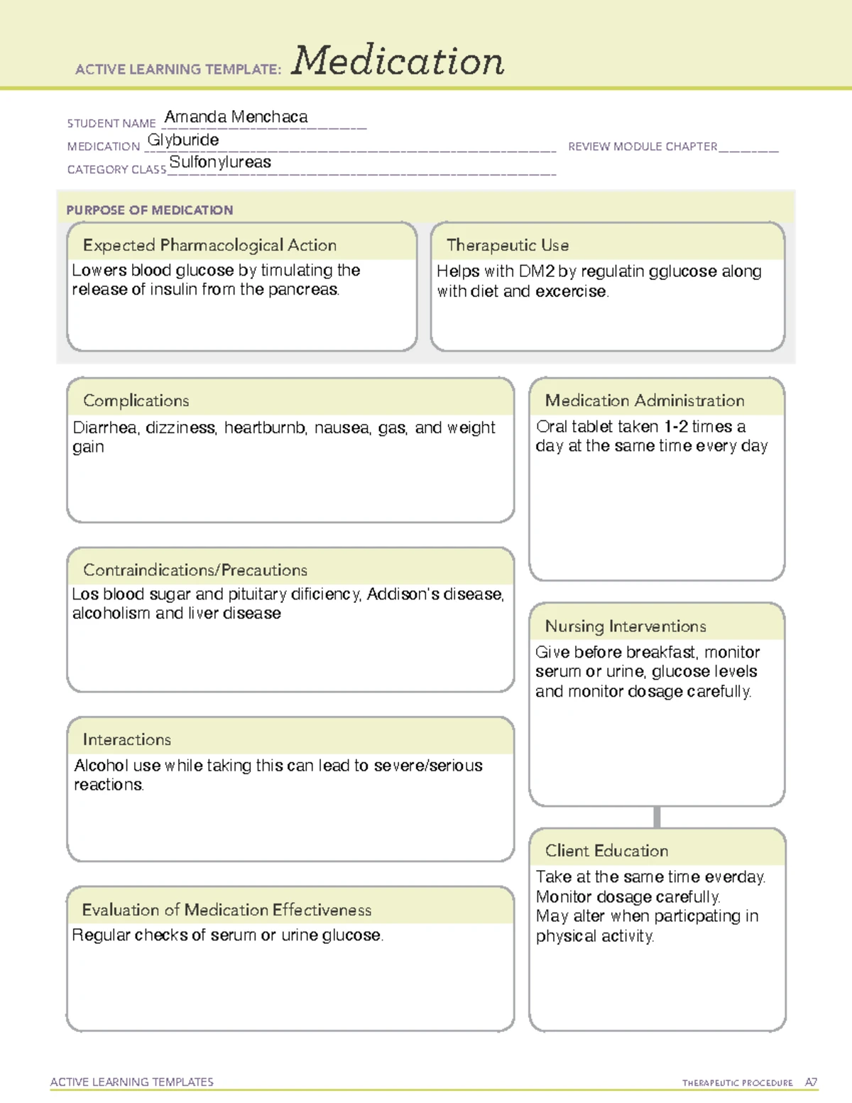 ATI Alendronate template copy - ACTIVE LEARNING TEMPLATES THERAPEUTIC ...