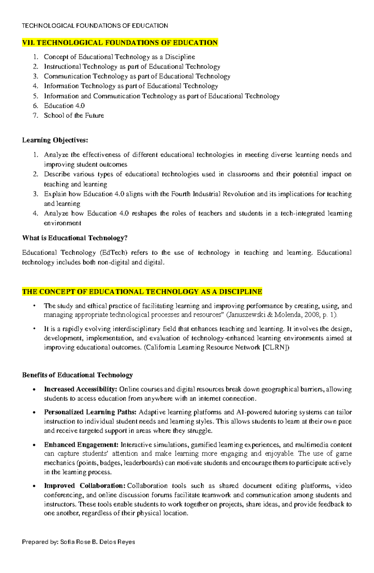 TECHNOLOGICAL FOUNDATIONS OF EDUCATION VII: EdTech Insights and Trends ...