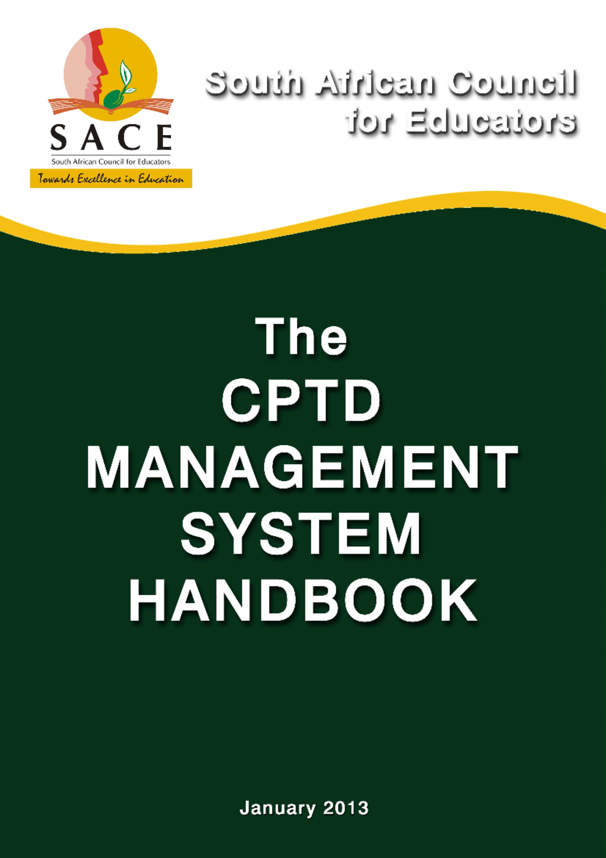 SACE 30373 CPTD Management System Handbook for Professional Development ...