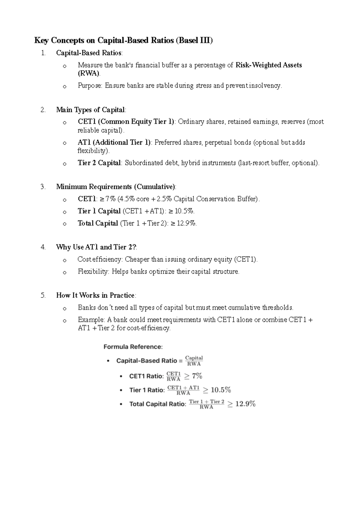 CET Capital Ratio Explained: Key Concepts and Basel III Requirements ...