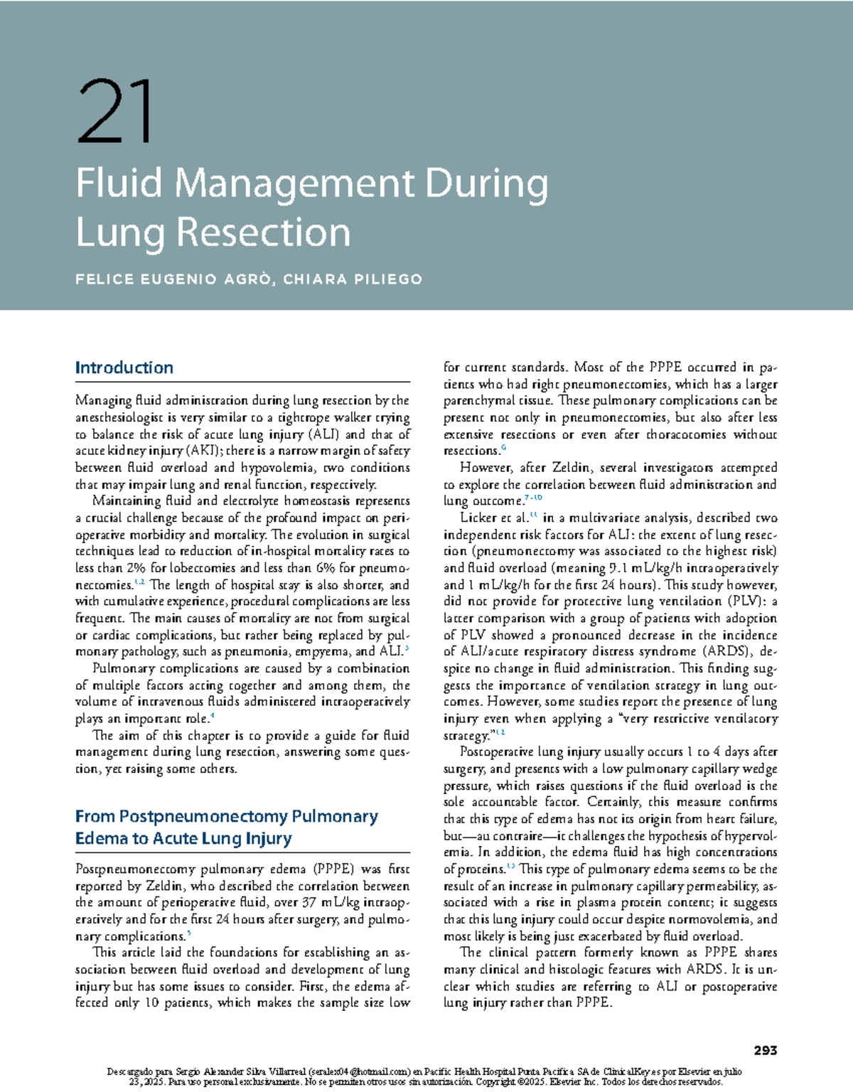 21 Fluid Management Strategies During Lung Resection: Key Insights ...
