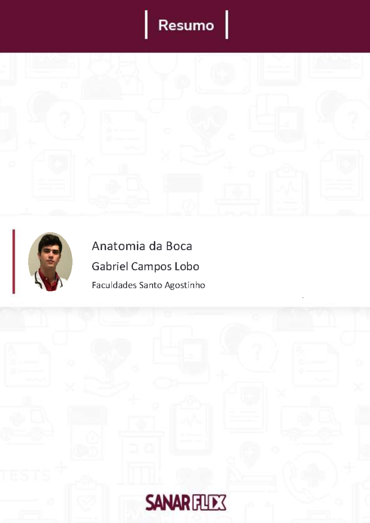 Anatomia da Boca: Resumo e Estruturas Principais - Studocu