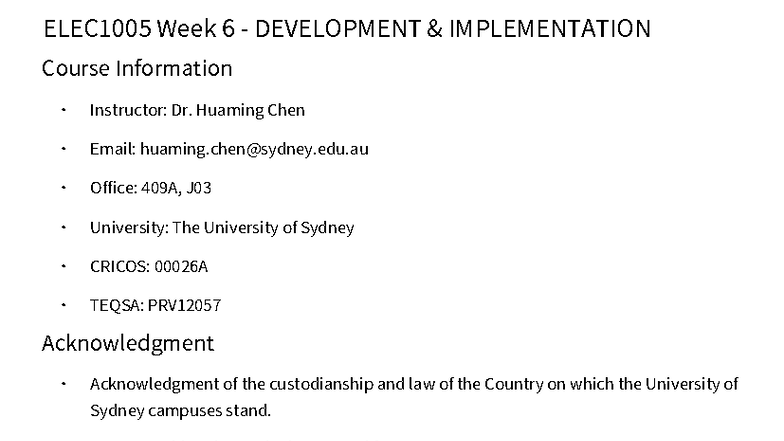 ELEC1005 Week 6 Notes: Time Complexity & Hybrid Model Overview - Studocu