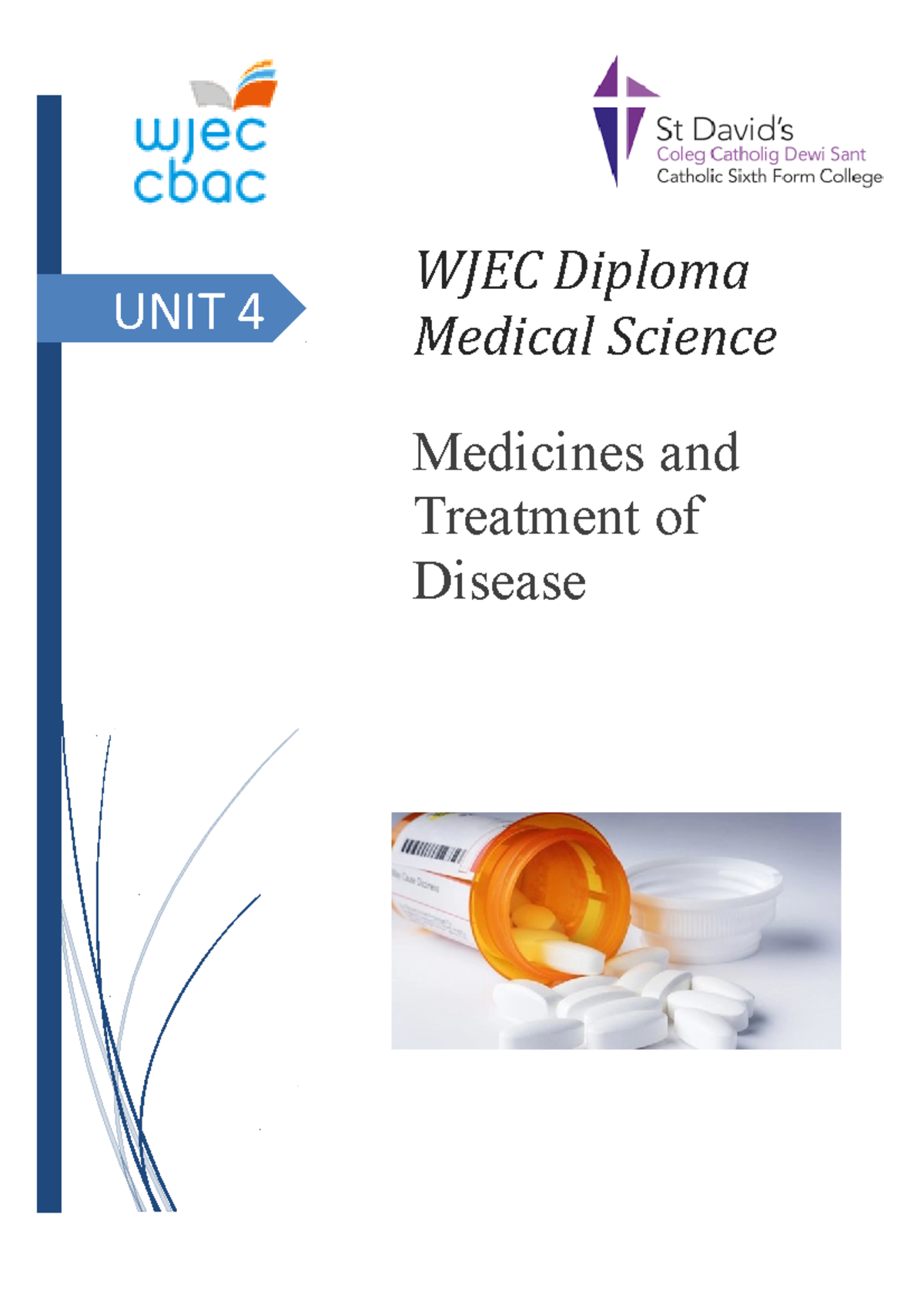 Unit 4 - Medicines & Cancer Treatment Overview (WJEC Diploma) - Studocu