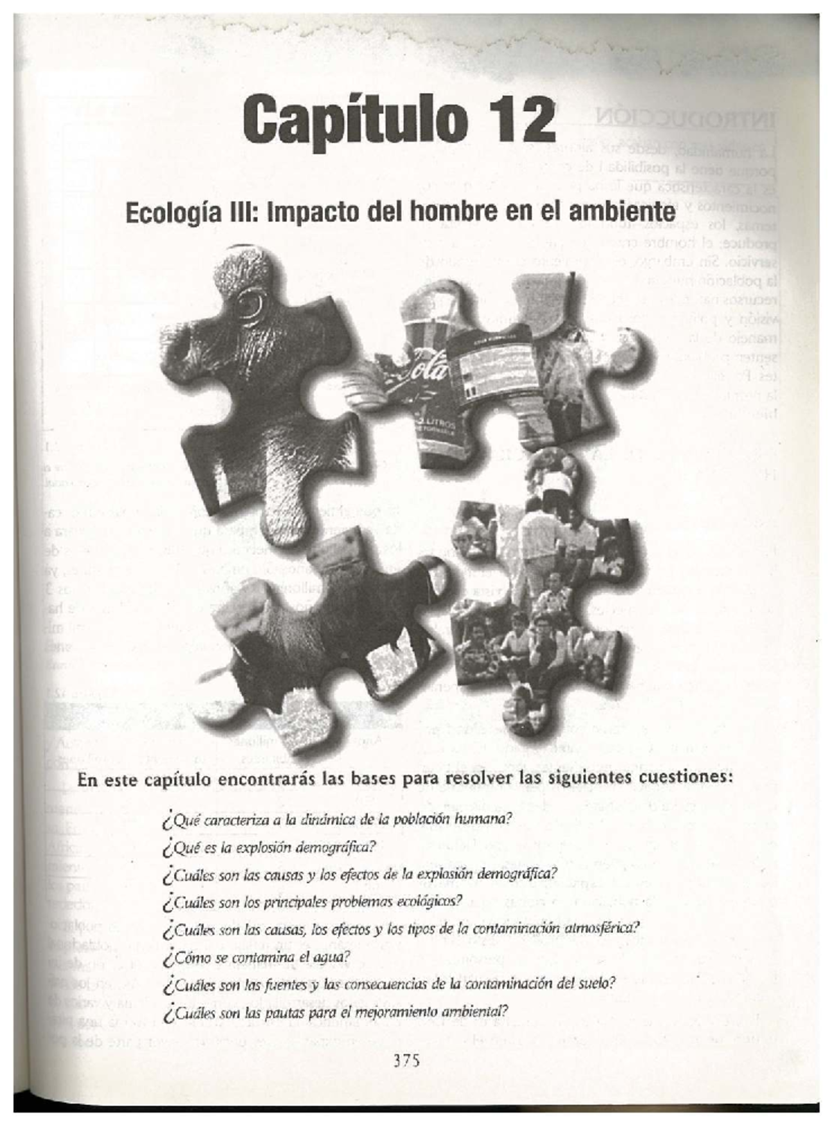 Capítulo 12: Ecología y el Impacto Humano en el Ambiente - 2LITROS ...