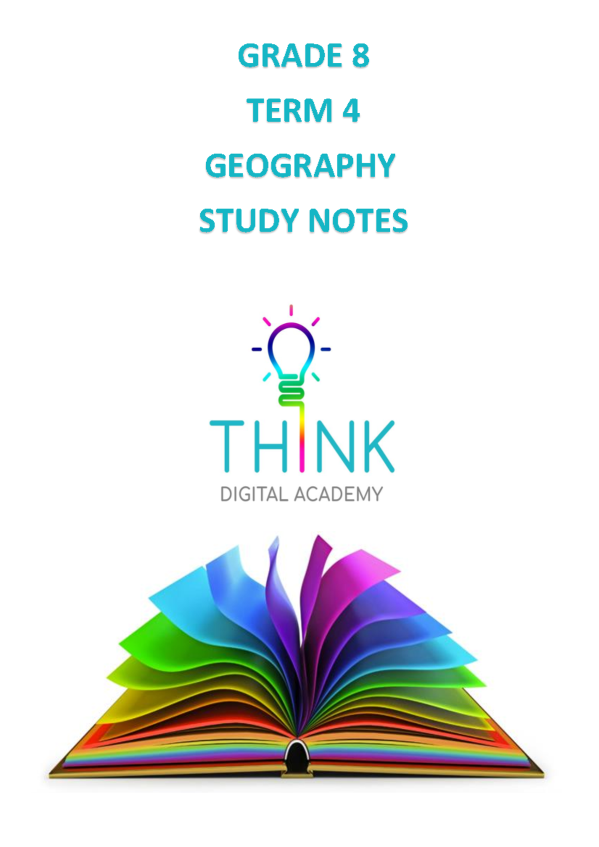 GRADE 8 TERM 4 GEOGRAPHY STUDY NOTES: TRANSPORT IN SOUTH AFRICA - Studocu