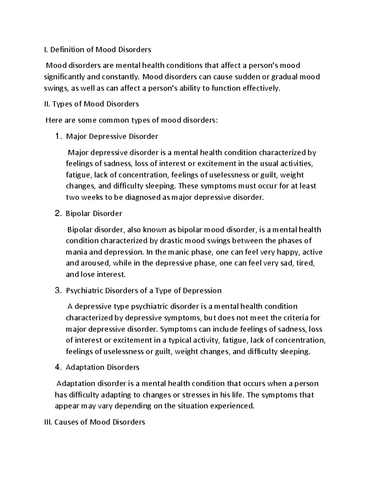 Understanding Mood Disorders: Definitions, Types, Symptoms, & Treatment ...