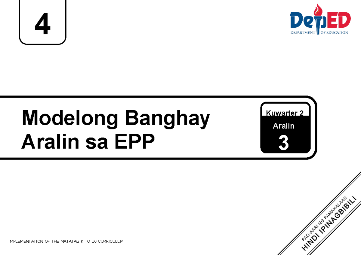 Q2 LE EPP 4 Lesson Plan: Aralin 3, Pagpaparami ng Halaman - Studocu