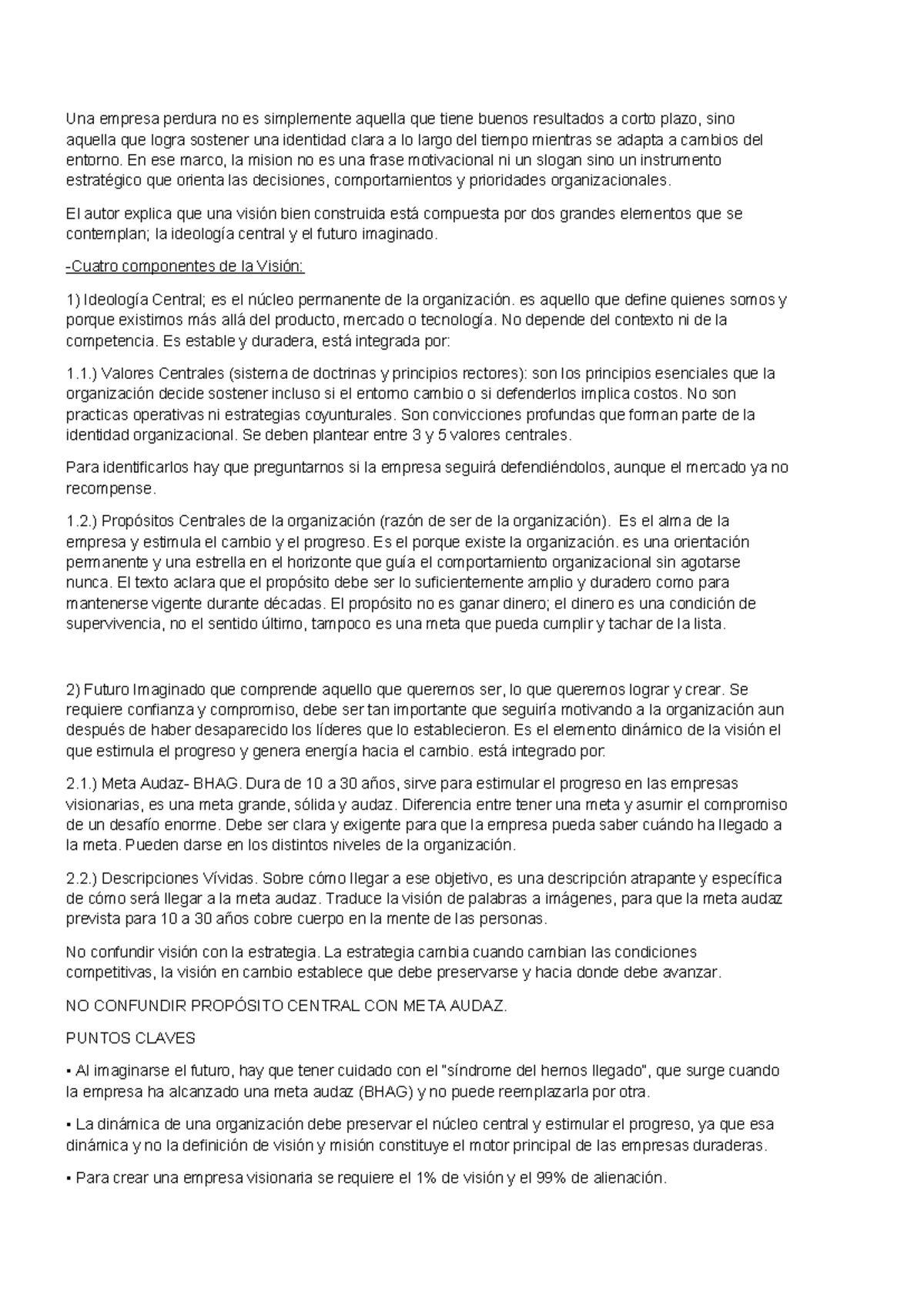 Construcción de la Visión Empresarial: Estrategias y Elementos Clave ...