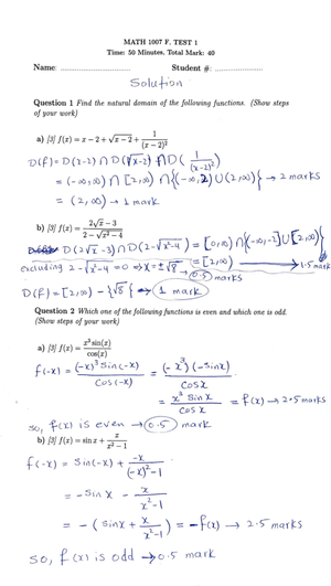 Practice 1007 - Questions math 1007 - Week Four (January 29 – February ...