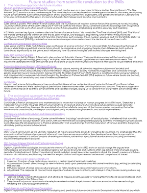 Main methods for future studies - Scenario Analysis: A Summary The ...