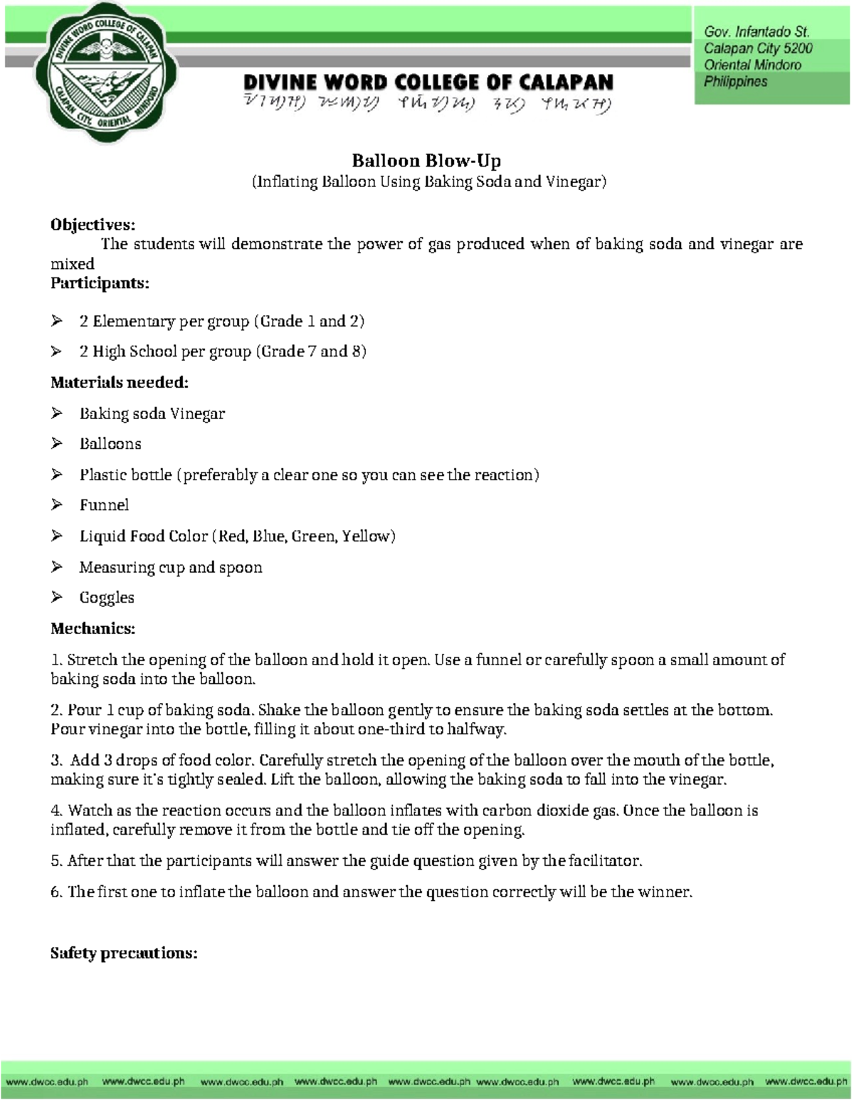 Mechanics-Soda-Balloon - Balloon Blow-Up (Inflating Balloon Using ...