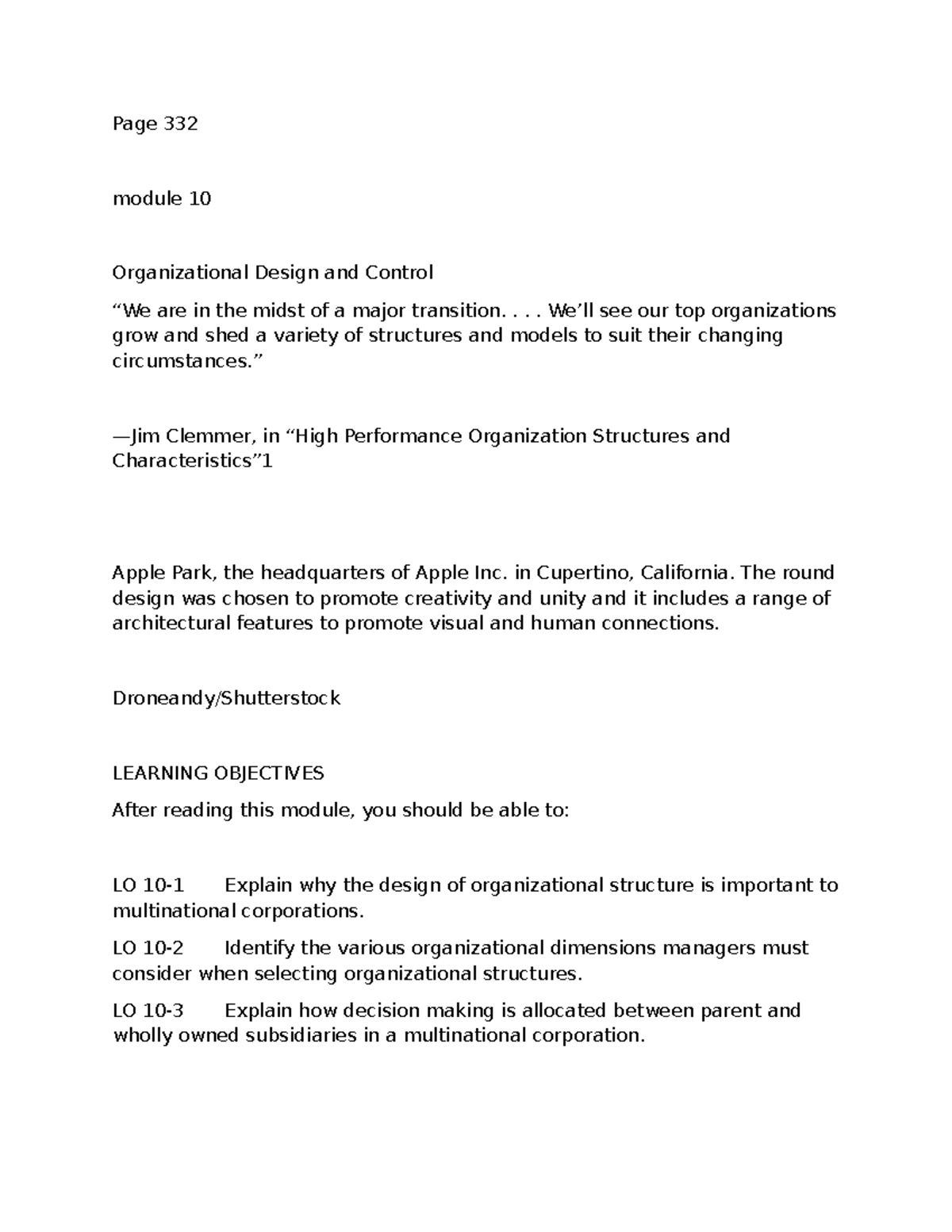 Organizational Design and Control in MNCs: Insights and Strategies (MGT 101) - Studocu
