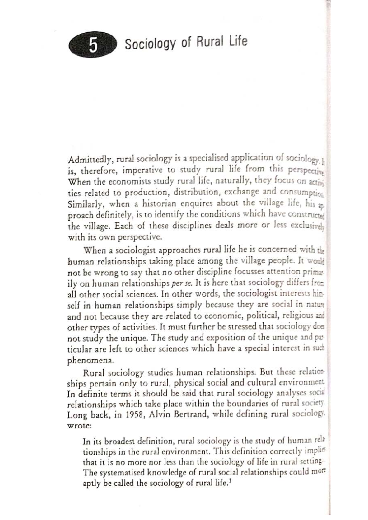 Sociology of Rural Life: An In-Depth Analysis of Community Dynamics ...