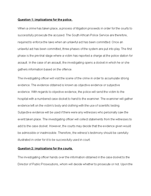 [Solved] 3 In your opinion what is the effect on victims and communities - Social Dimension of ...