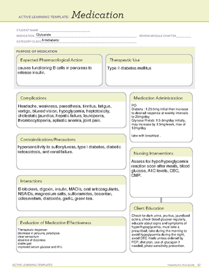 Albuterol - Drug Cards - ACTIVE LEARNING TEMPLATES THERAPEUTIC ...
