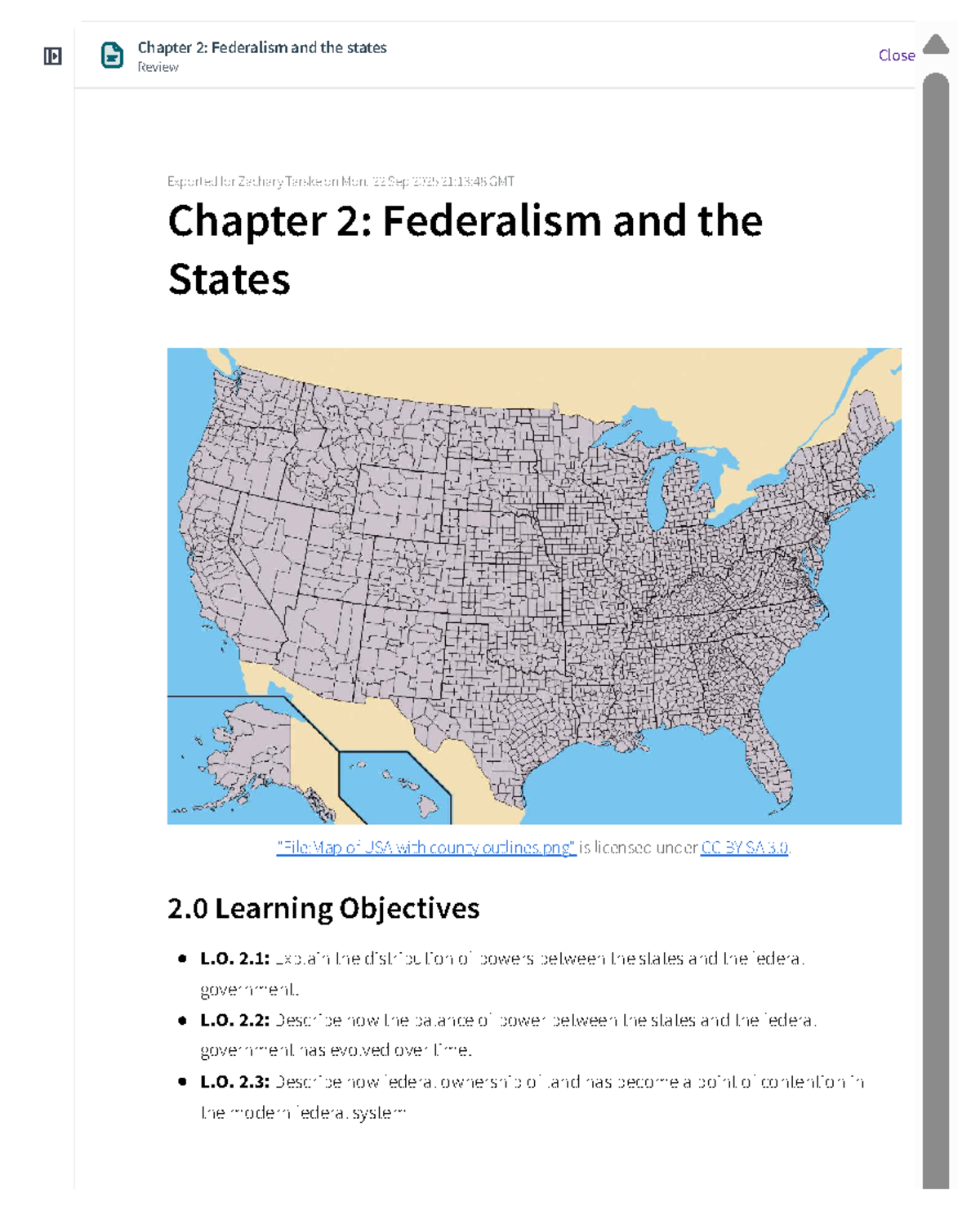 Chapter 2: Federalism and Power Dynamics in the U.S. (POL 101) - Studocu