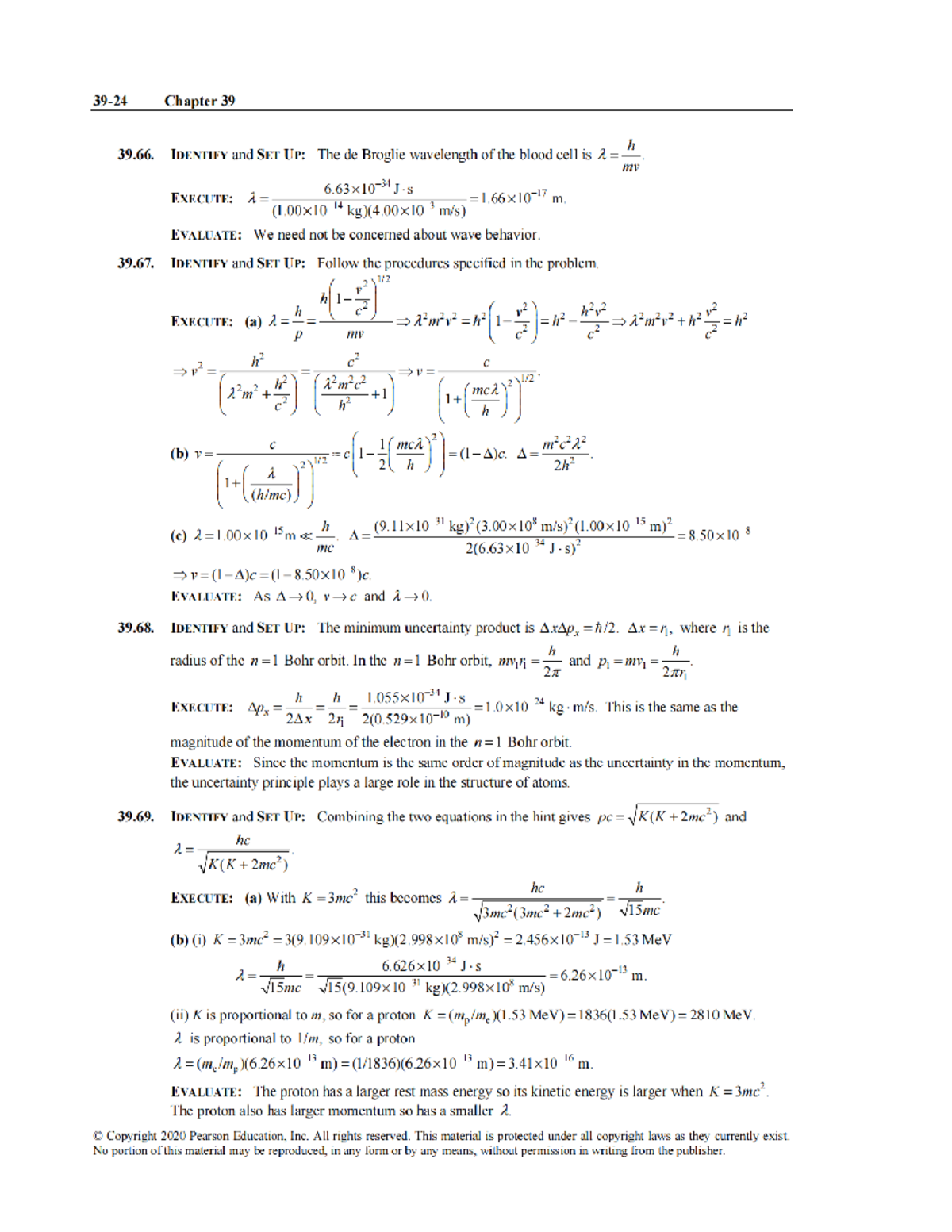 University Physics (PHYS 101) Chapter 39: Wave Behavior & Uncertainty ...