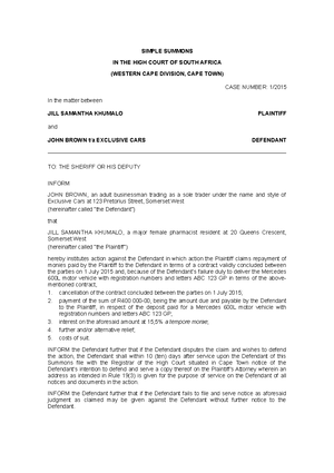 [Solved] What is the primary function of a notice of bar in civil - Law ...