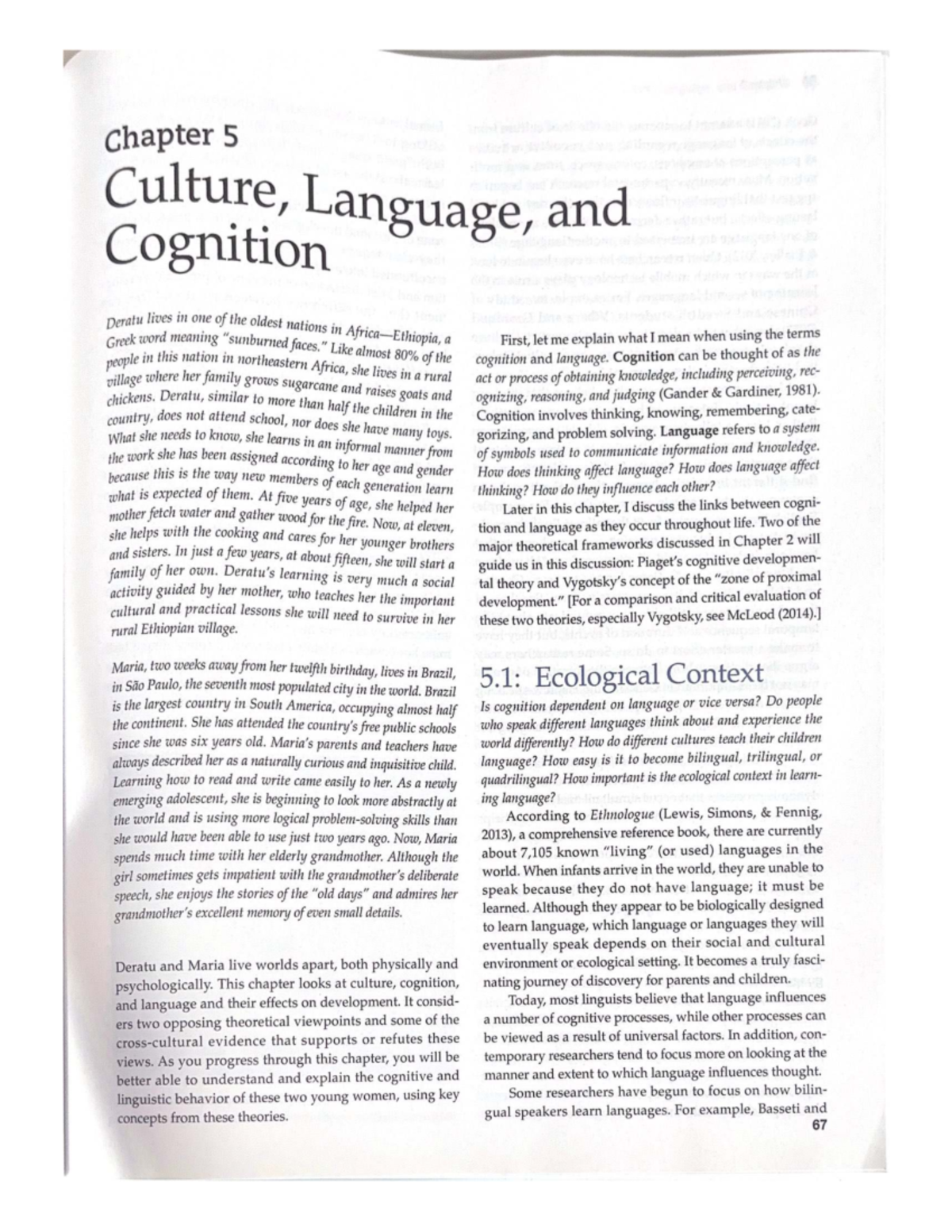Lives Across Cultures: Culture, Language & Cognition - Chapter 5 ...