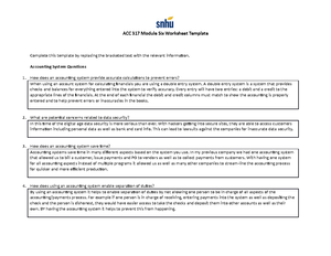 ACC 317 Project 1 Workbook - ACC 317 Project 1 Workbook SNHU Ledger Accounts/Income - Studocu