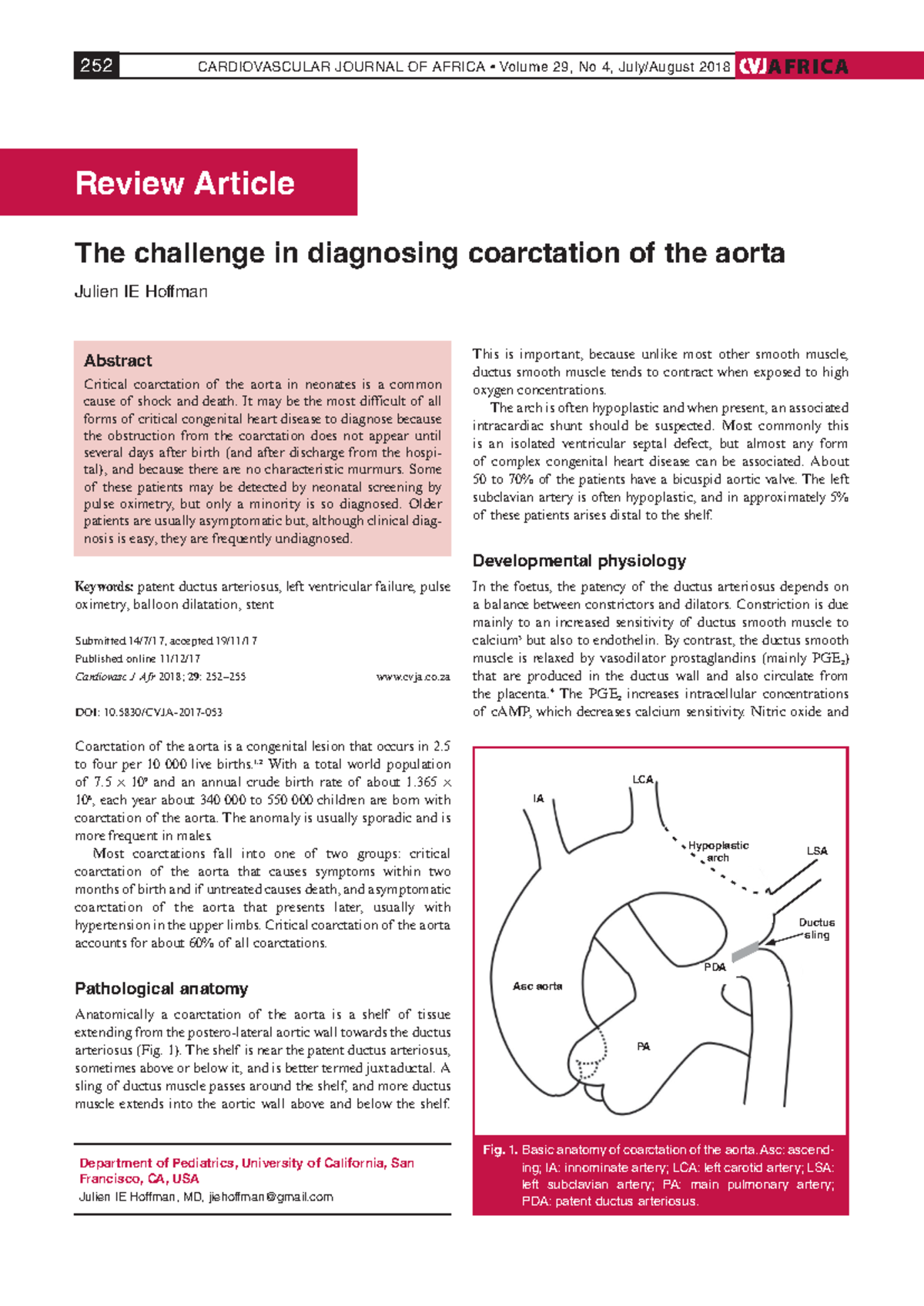 Critical Coarctation of the Aorta: Diagnosis Challenges in Neonates ...