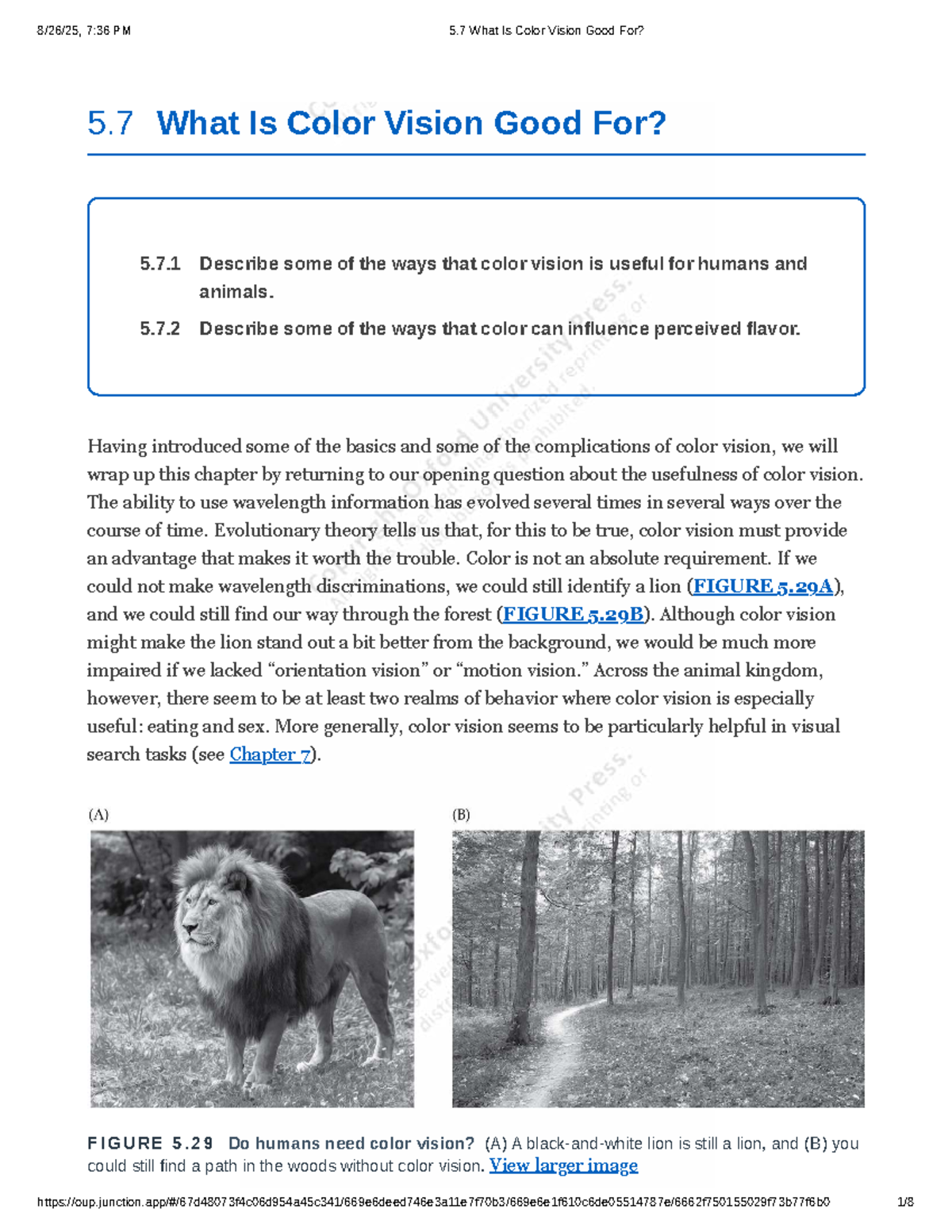 Understanding the Evolutionary Importance of Color Vision in Animals (5 ...