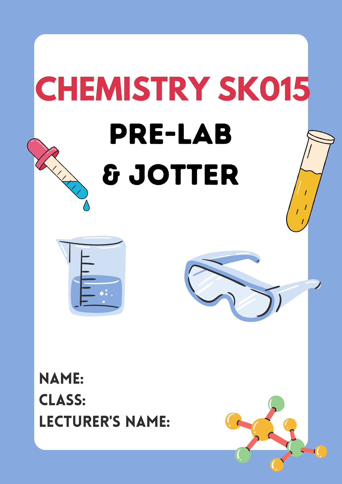 SK015 Chemistry Jotter: Experiments on Formula Units & Molar Mass - Studocu