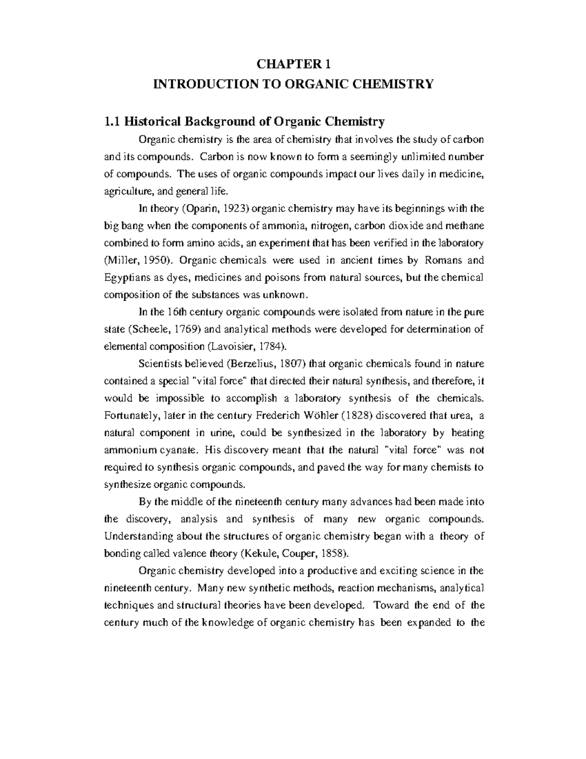 Organic Chemistry- Lecture Notes 1-10: Intro to Bonding & Structures ...