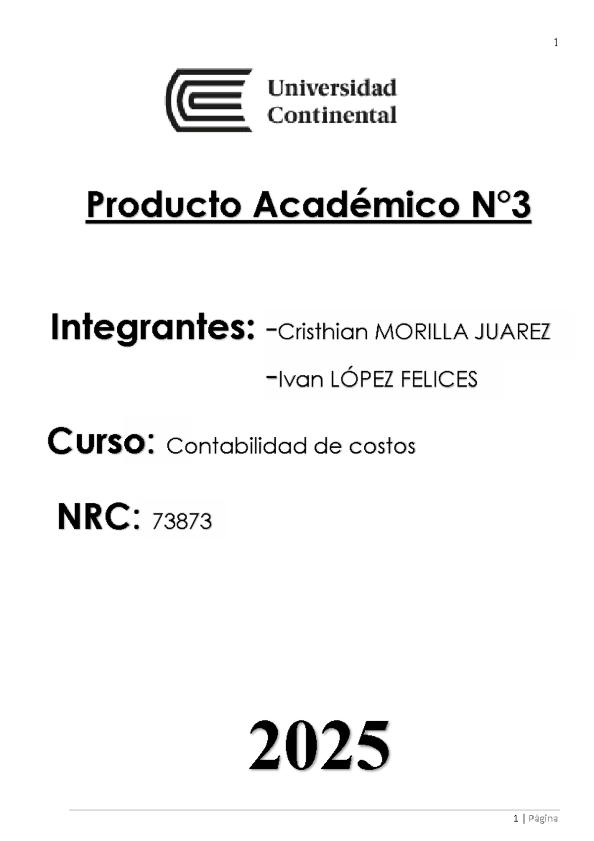 Producto Académico N°3: Análisis de Costeo Tradicional vs ABC - Contabilidad de - Studocu