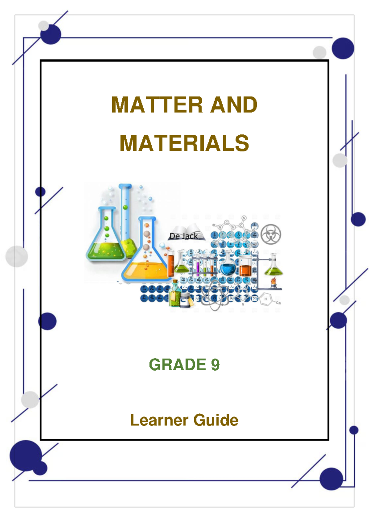 NS Grade 9 Term 2 Learner Guide: Understanding the Periodic Table and ...