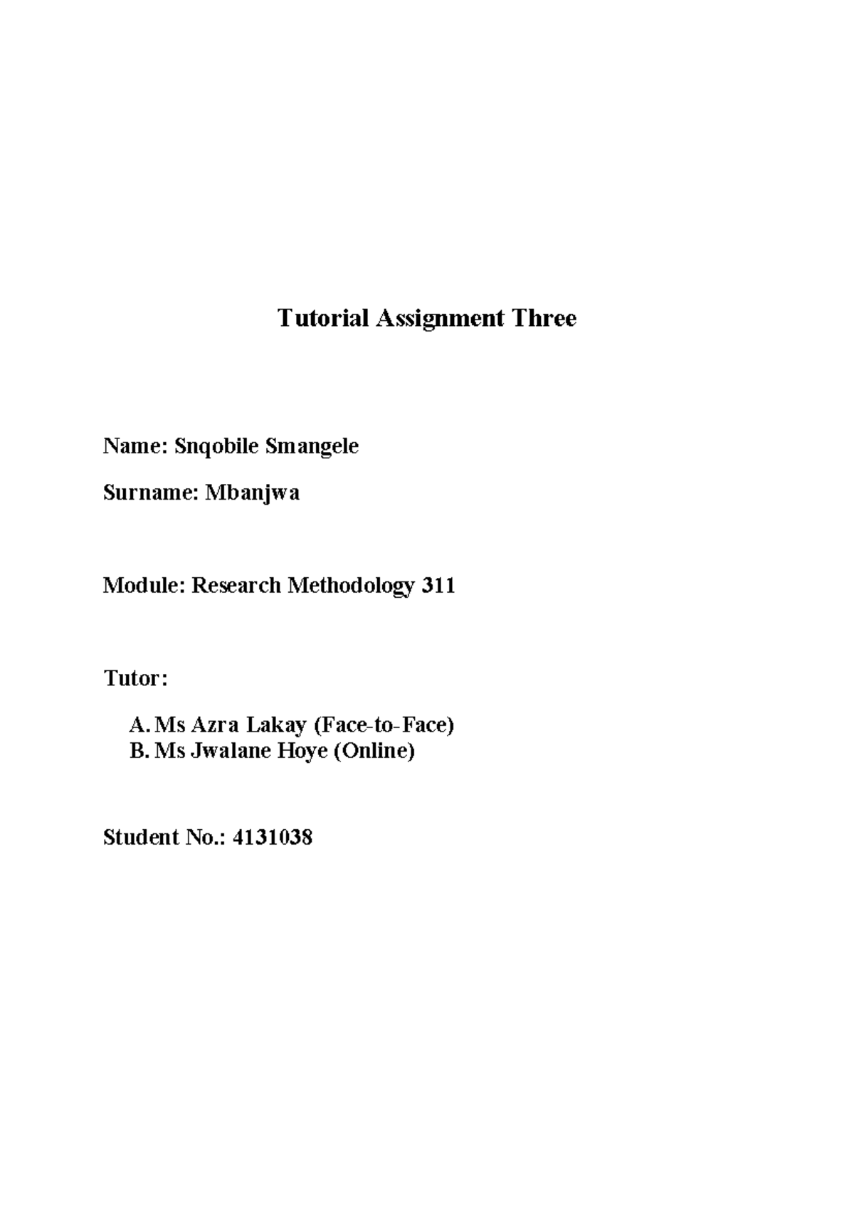 RSM311 Tutorial Assignment 3: AI and Contract Law Challenges - Studocu