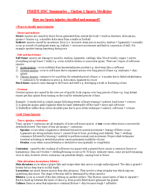 [Solved] Explain considerations for children athletes of medical ...