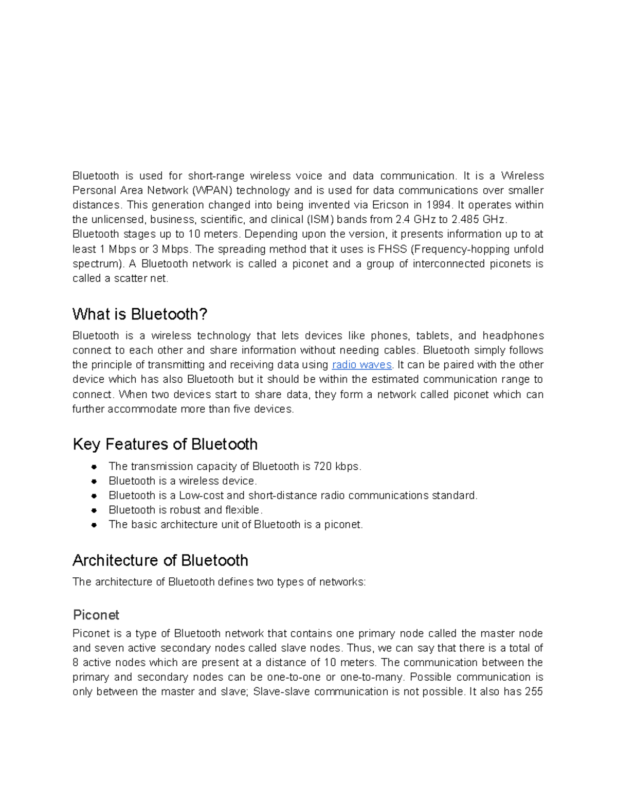 What is Bluetooth - blue tooth - What is Bluetooth? Last Update ...