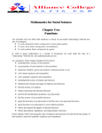 Fresh man Mathematics for Social science - Math-1101 - Studocu