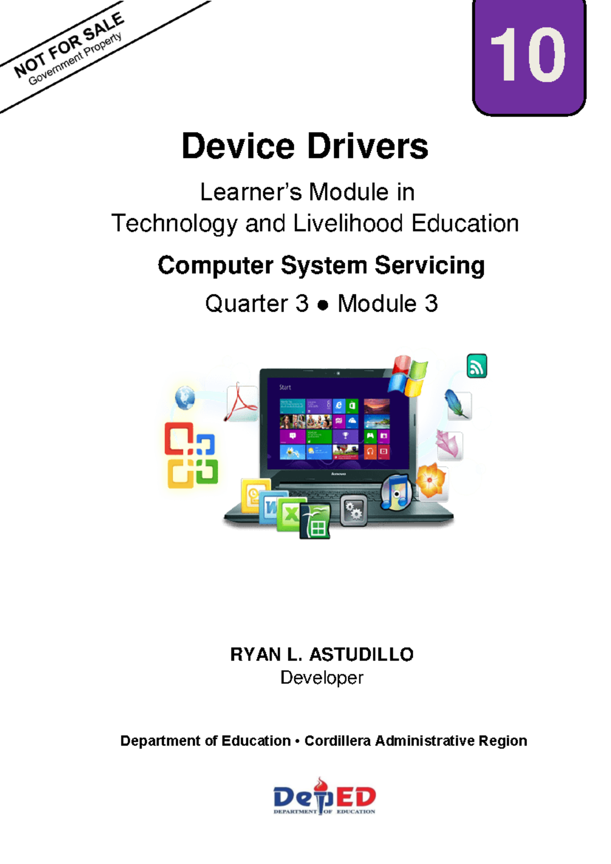 TLE10 Q3 Mod3: Understanding Device Drivers in Computer Systems - Studocu