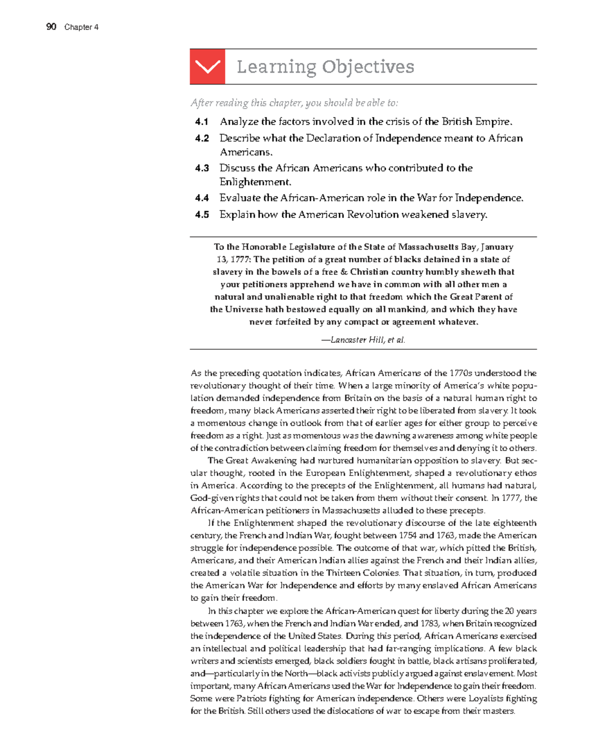 Rising Expectations: African Americans in the Revolutionary War Era (90 ...