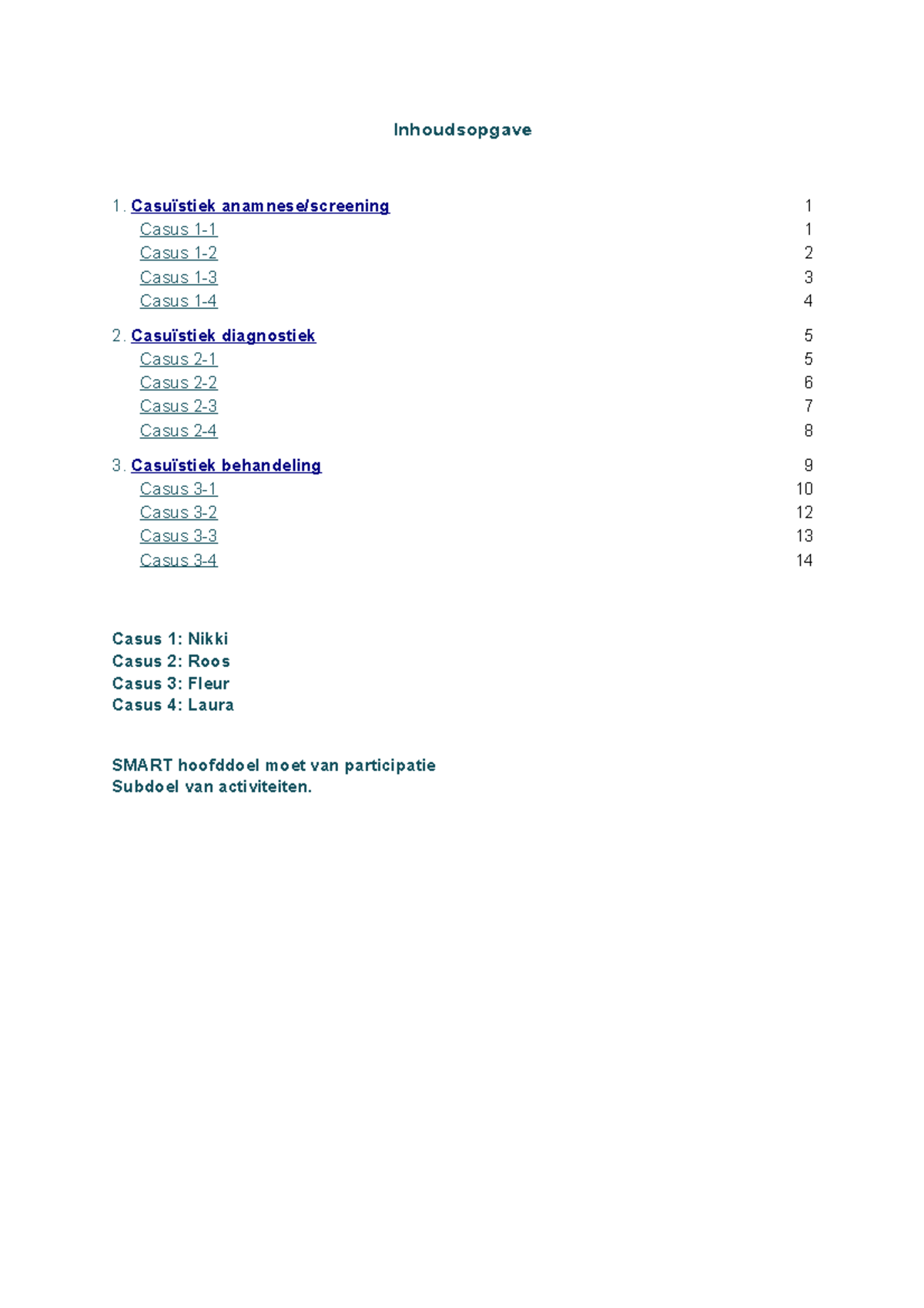 Praktijktoets 5: Uitwerkingen Artrose Casuïstiek Anamnese Diagnostiek ...