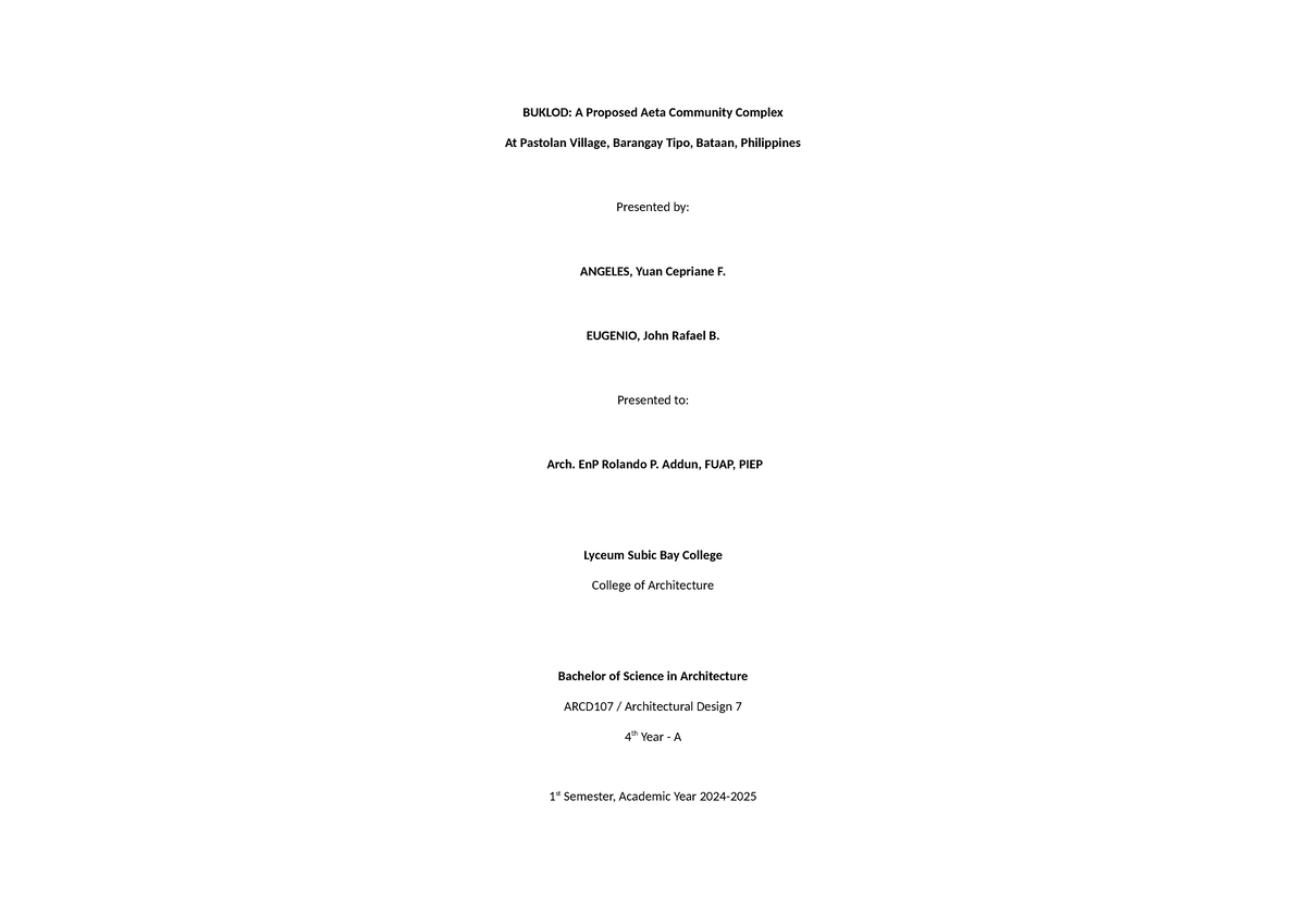 AETA Community Complex Proposal: Cultural and Sustainable Design for ...