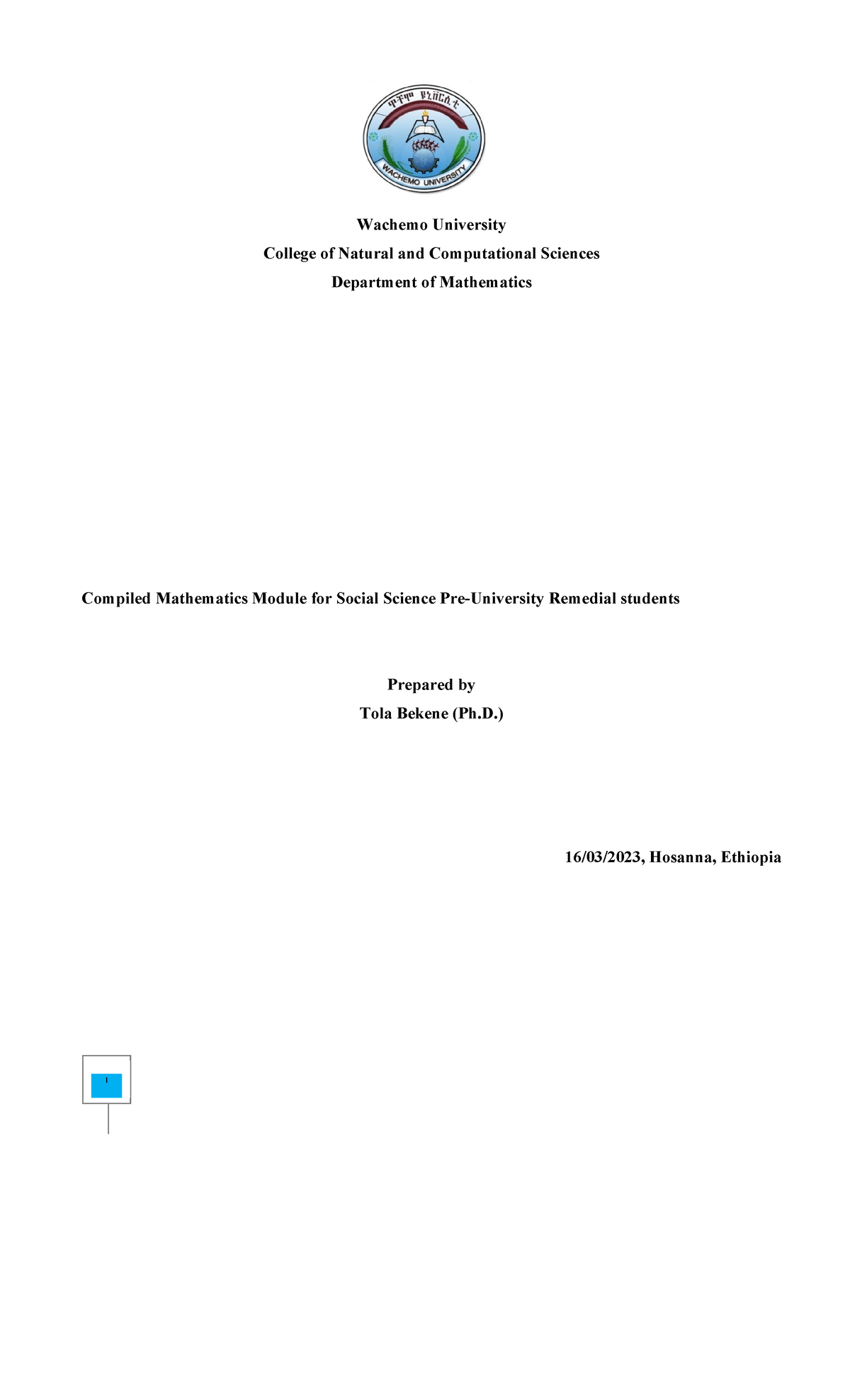 Remedial Mathematics Module for Social Science Students (01) - Studocu