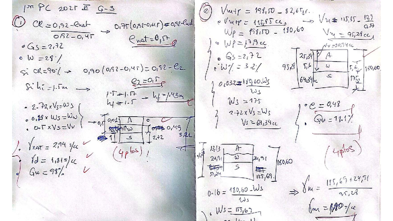 10n PC 2025 II G-3 Solved Problems and Calculations - Studocu