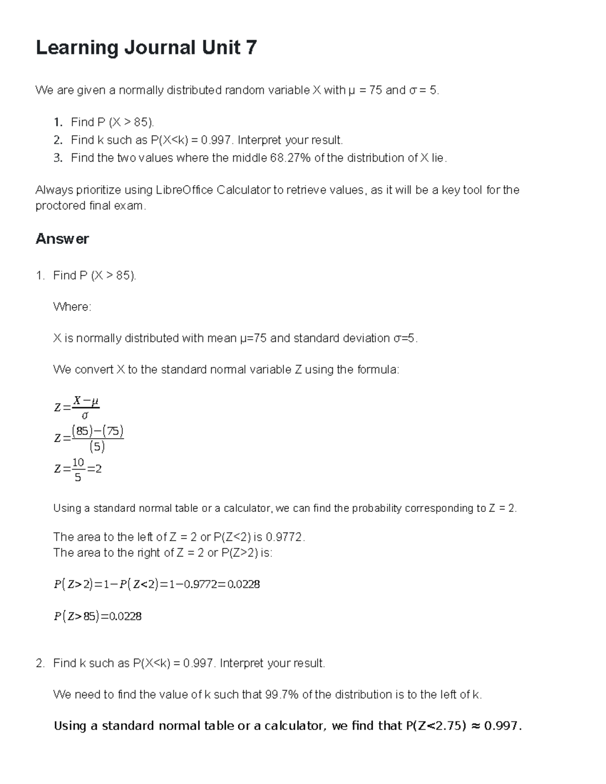 MATH 1280-01 - AY2025-T1 Introduction to Statistics Unit 7 Learning ...