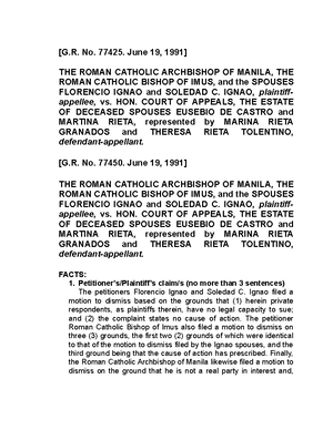 Joint and Solidary Obligation - JOINTS AND SOLIDARY OBLIGATIONS In a ...