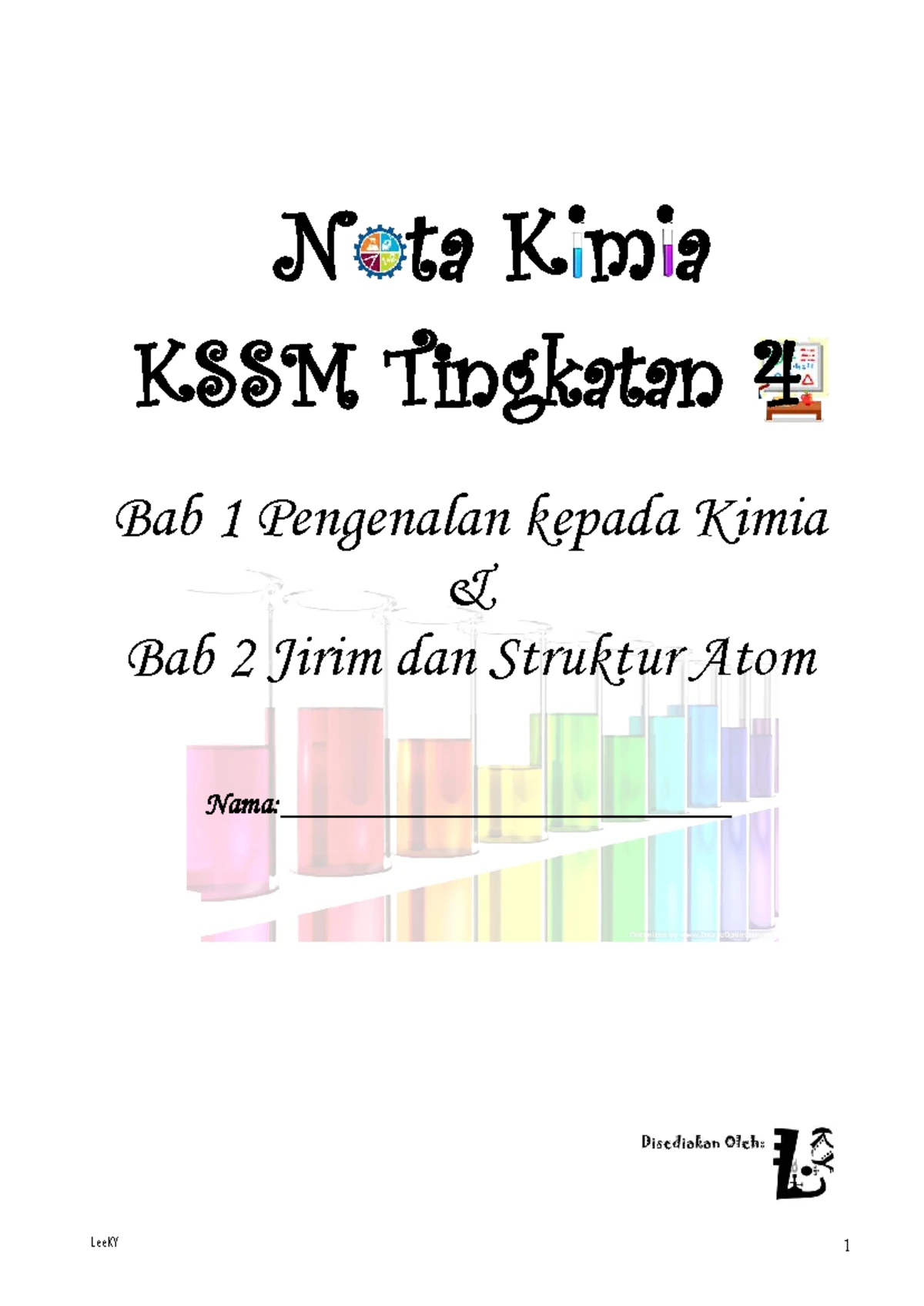 Bab 3 Kimia Tingkatan 4 KSSM: Konsep Mol, Formula & Persamaan Kimia ...
