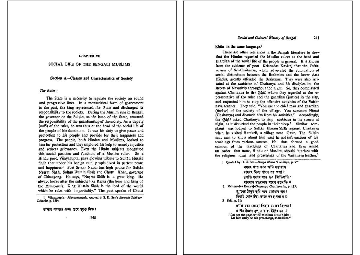 The Social of of Muslim Bengal Muhammad Abdur Rahim - Social and ...